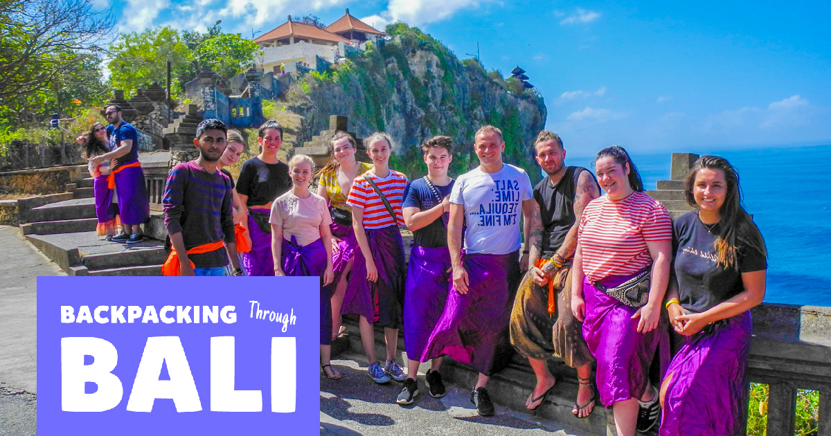 Bali Tour Map | Backpacking Tours